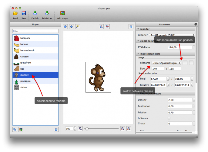 How To Build a Monkey Jump Game Using Cocos2d 2.X, PhysicsEditor & TexturePacker – Part 1 ...