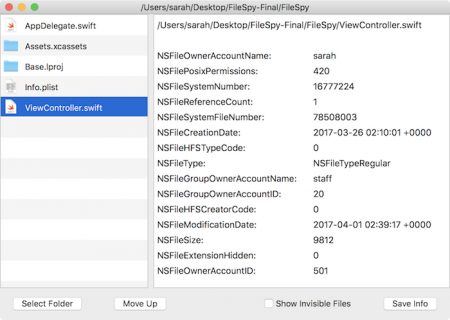 FileManager Class Tutorial for macOS: Getting Started with the File System | Kodeco