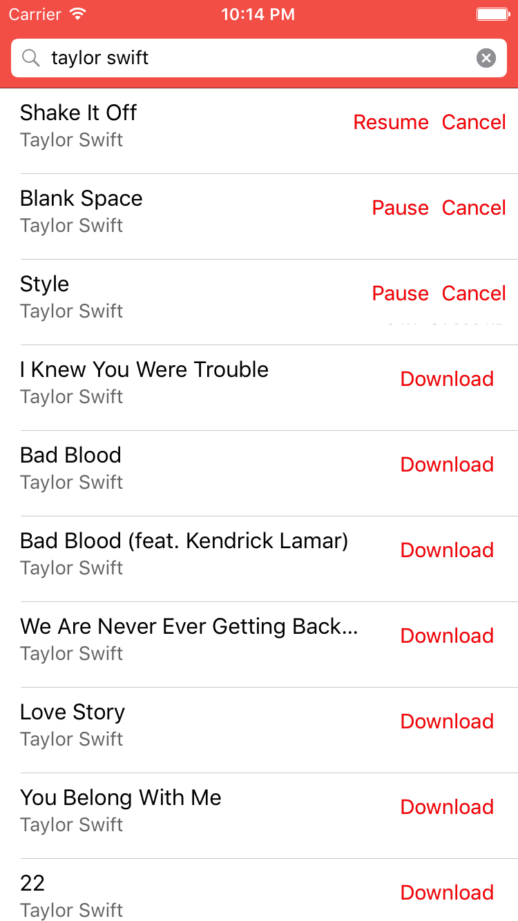GitHub - huydemi/HalfTunes: URLSession tutorial