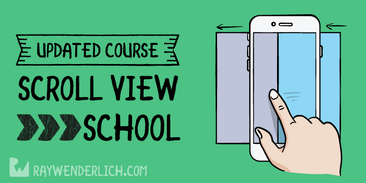 Scroll View School Course Updated for Swift 4 and iOS 11 in October ...