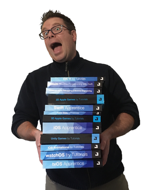 raywenderlich.com iOS 11 and Swift 4 Print Books Available Now! | Kodeco