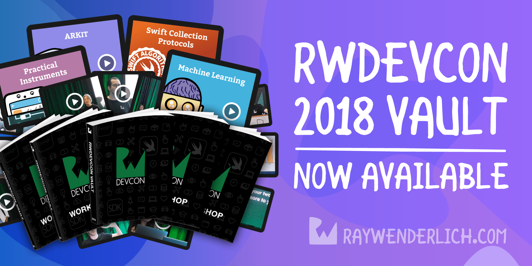 RWDevCon 2018 Vault Now Available! | Kodeco