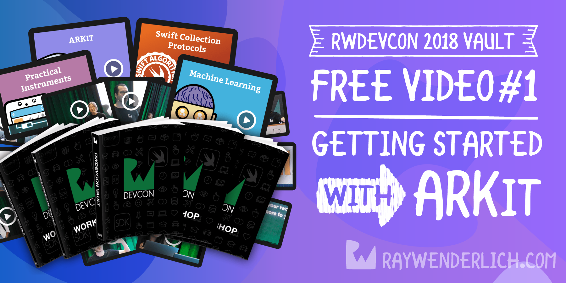 RWDevCon 2018 Vault Free Tutorial Session: Getting Started with ARKit | Kodeco
