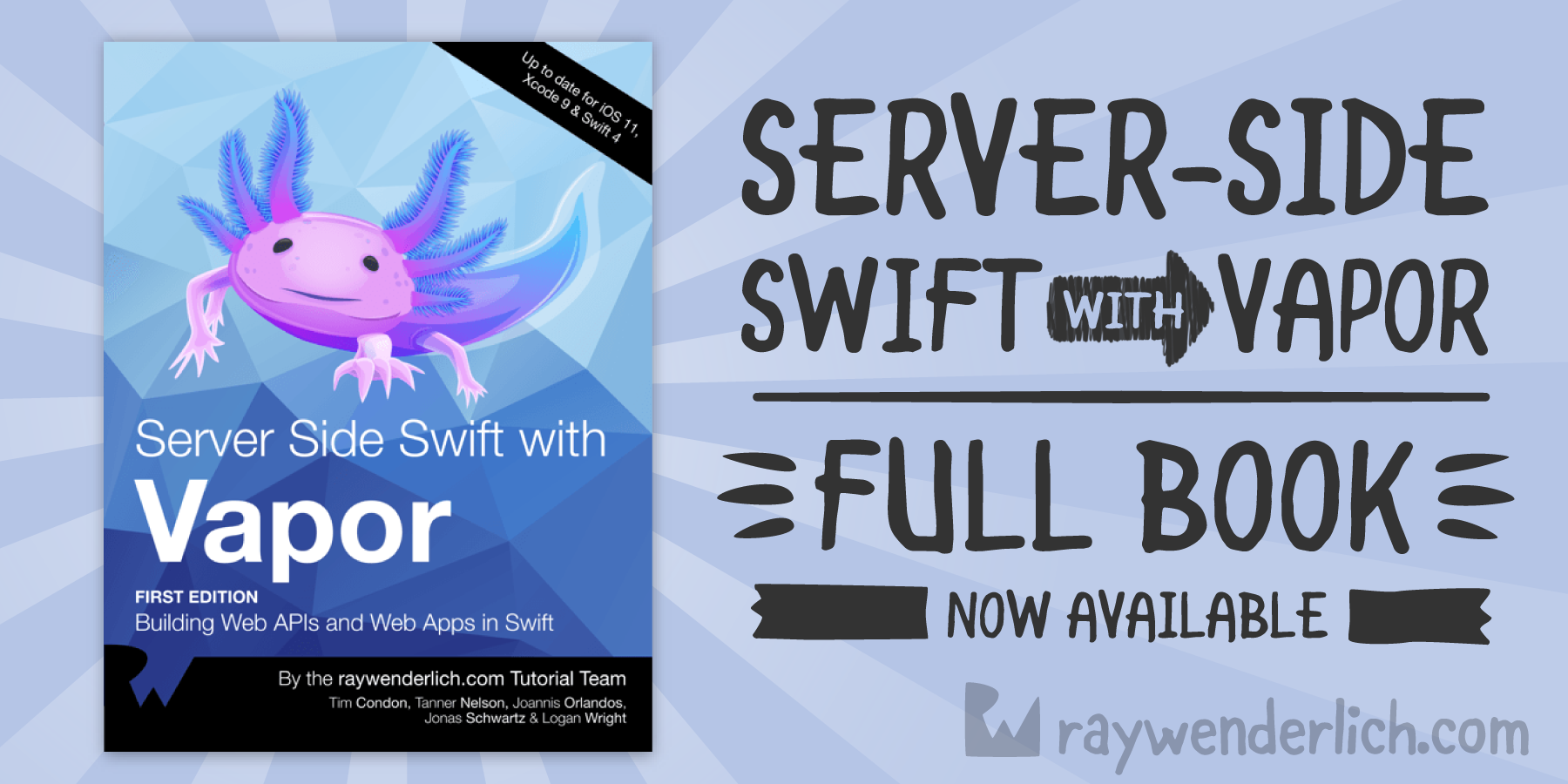 Server-Side Swift with Vapor: Full Book Now Available! | Kodeco