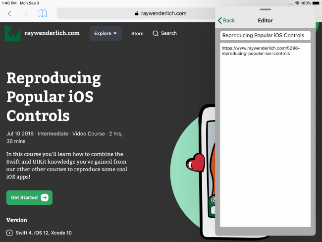Multiple UISplitViewController Tutorial | Kodeco, the new raywenderlich.com