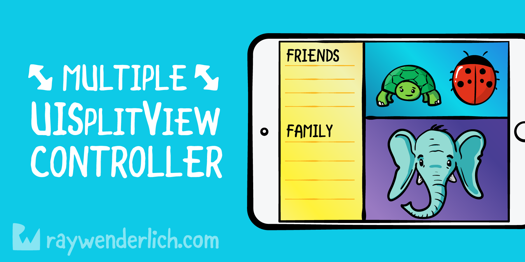 Multiple UISplitViewController Tutorial | Kodeco