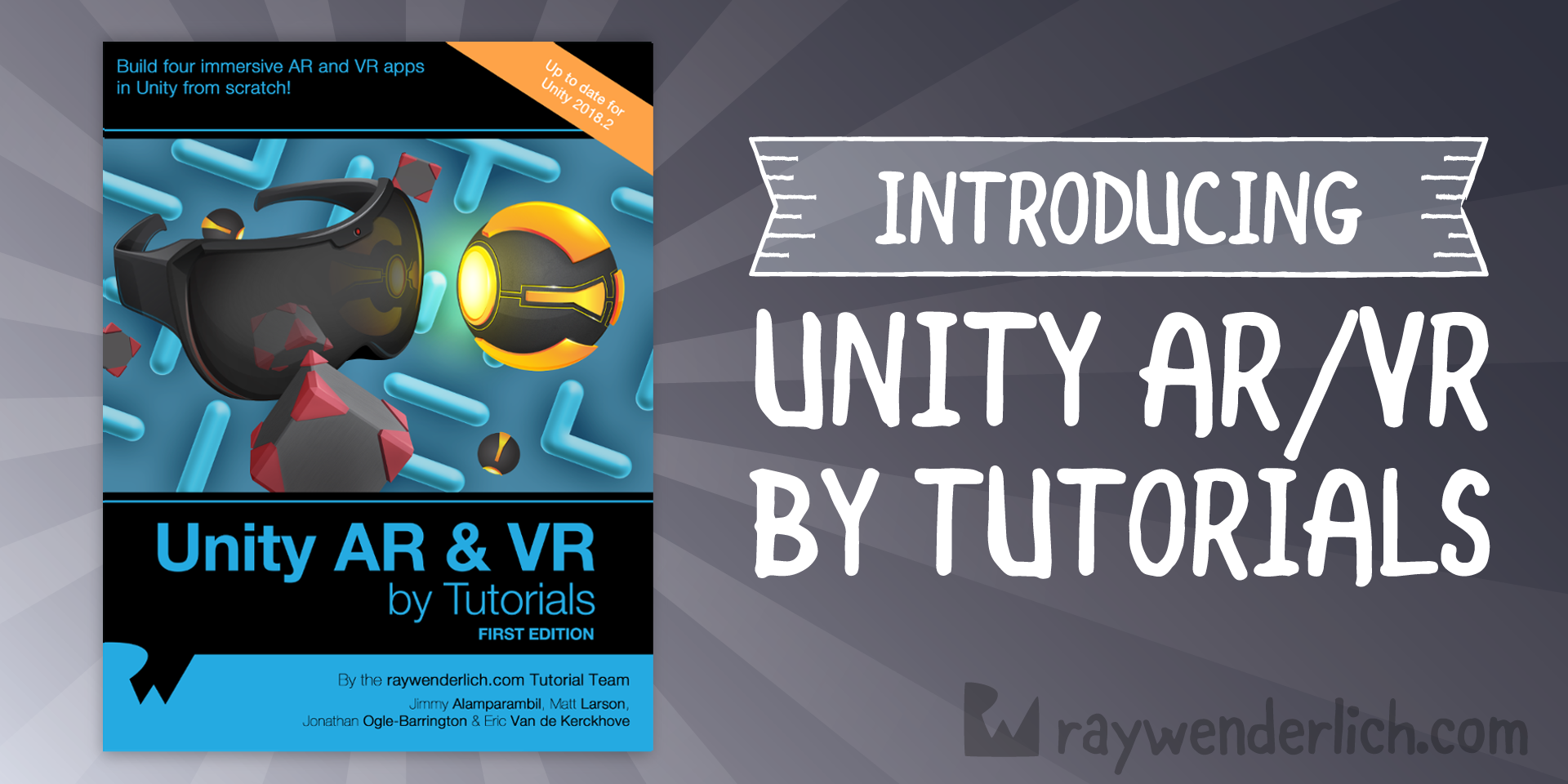 Announcing Unity AR & VR by Tutorials! | raywenderlich.com