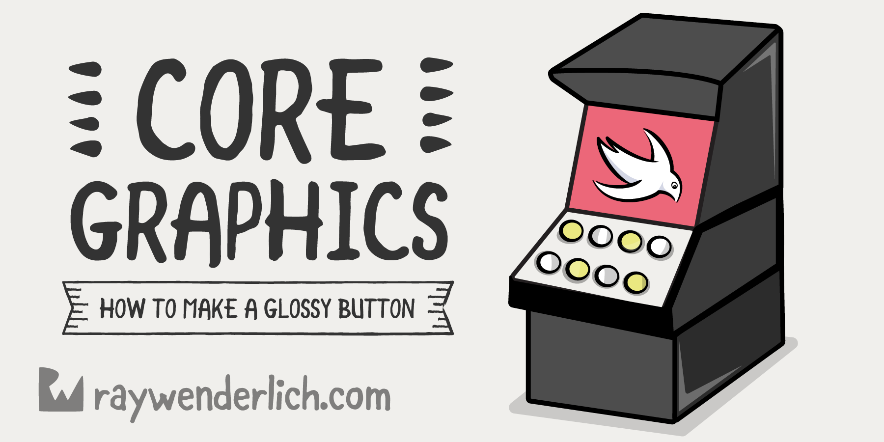 Core Graphics: How to Make a Glossy Button | Kodeco