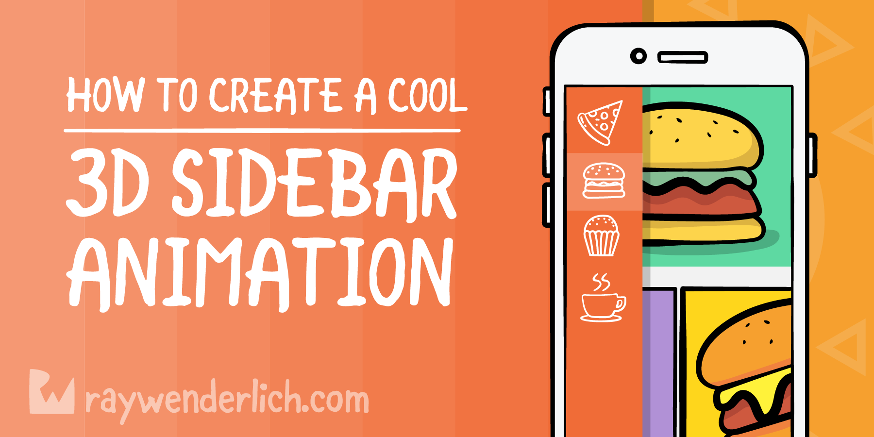 Create a Cool 3D Sidebar Menu Animation | Kodeco