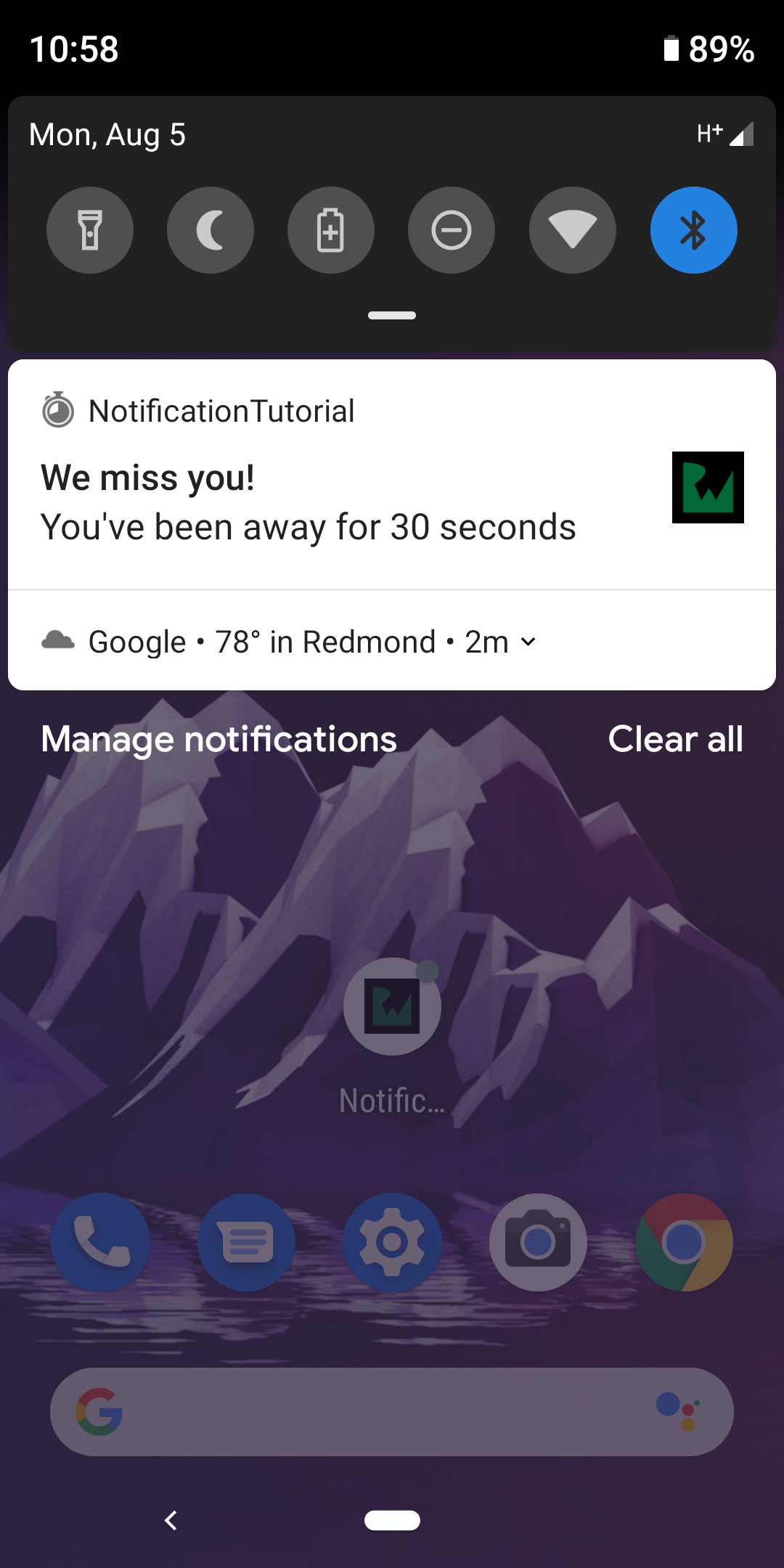 Android Mobile Notifications With Unity | kodeco.com, the new raywenderlich.com