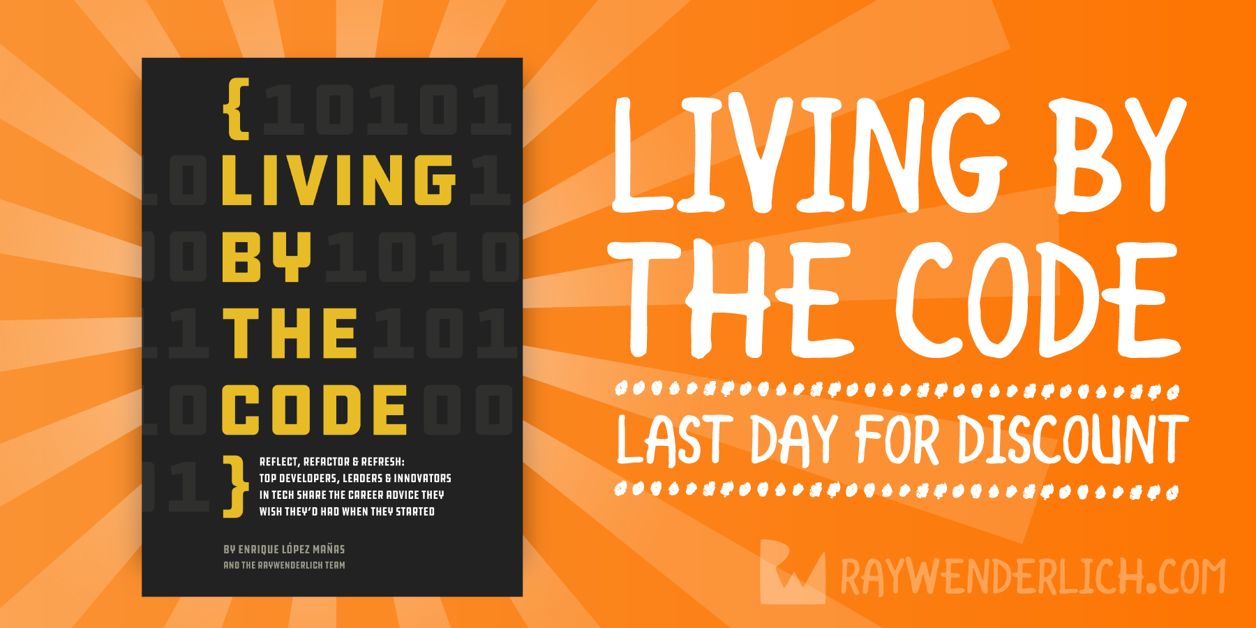 Living by the Code – Last Day for Discount! | Kodeco