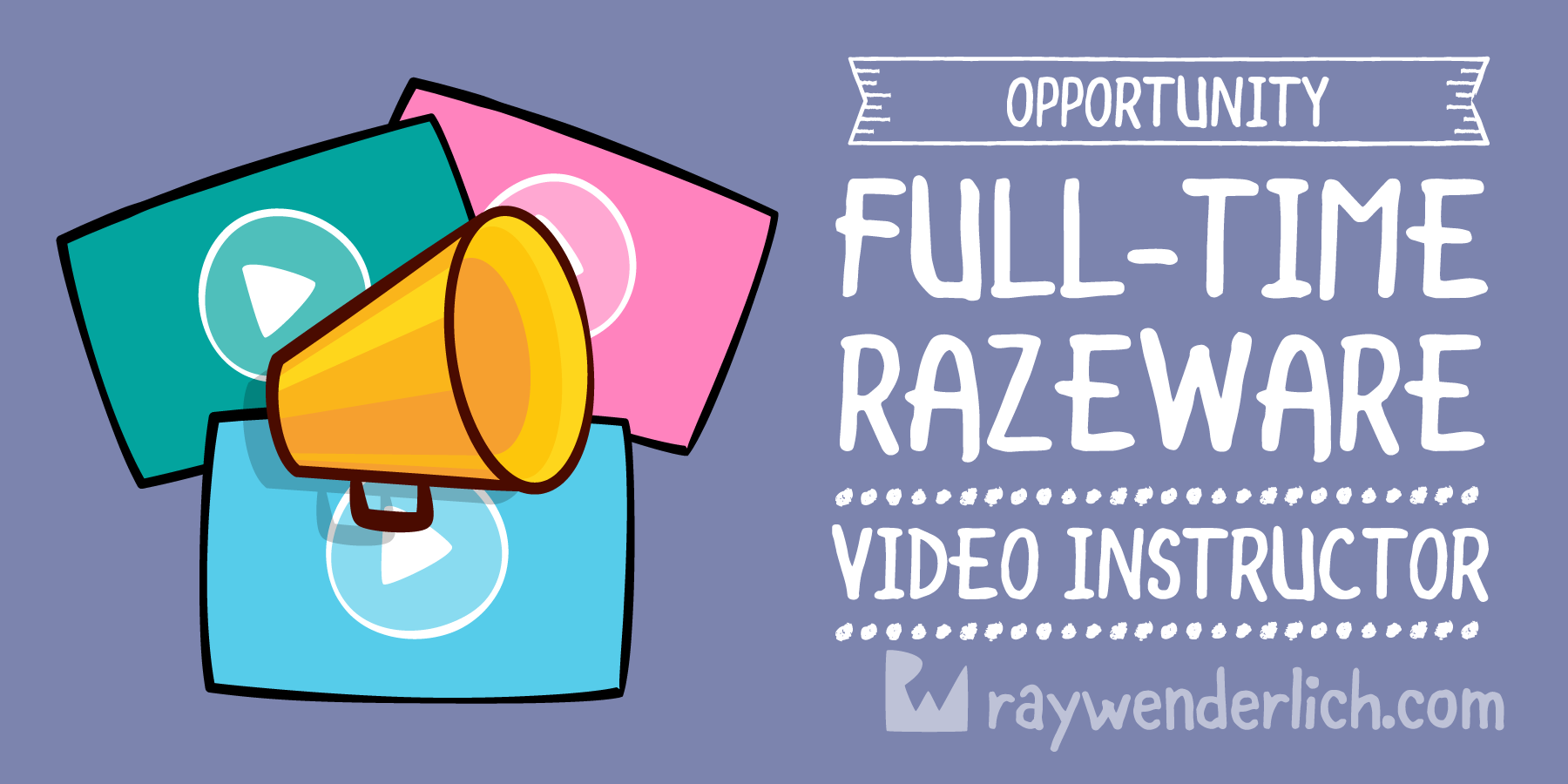 Opportunity: Full-Time Video Instructor at Razeware | Kodeco