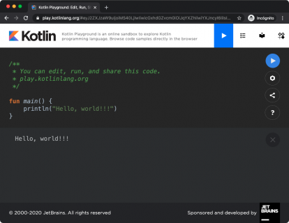 Kotlin Playground: Getting Started | Kodeco