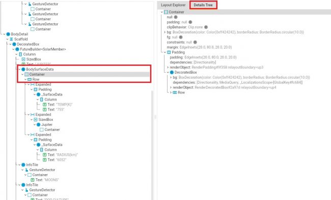 Debugging Layout Issues Using the Widget Inspector | kodeco.com, the new raywenderlich.com